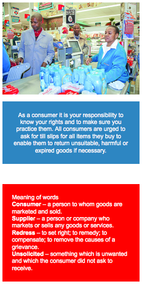 Know Your Consumer Rights Vuk Uzenzele